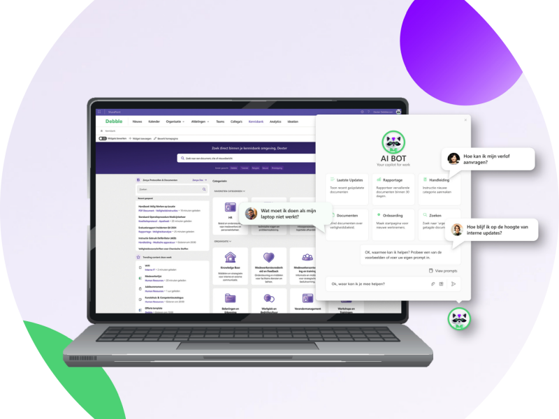 Eenvoudig kennisbeheer met Debble • Wortell